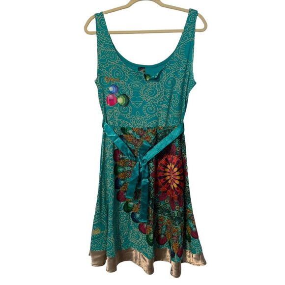 Desigual | Dresses | Desigual Ladies Size Large Multicolor Sleeveless ...